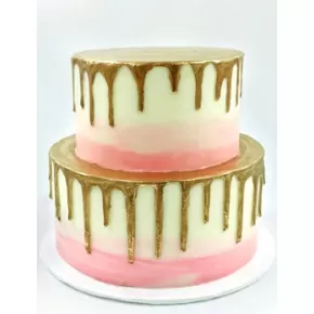 Buy Premium 2 Tier Fondant Cake Online | 2 Tier Fondant Cake